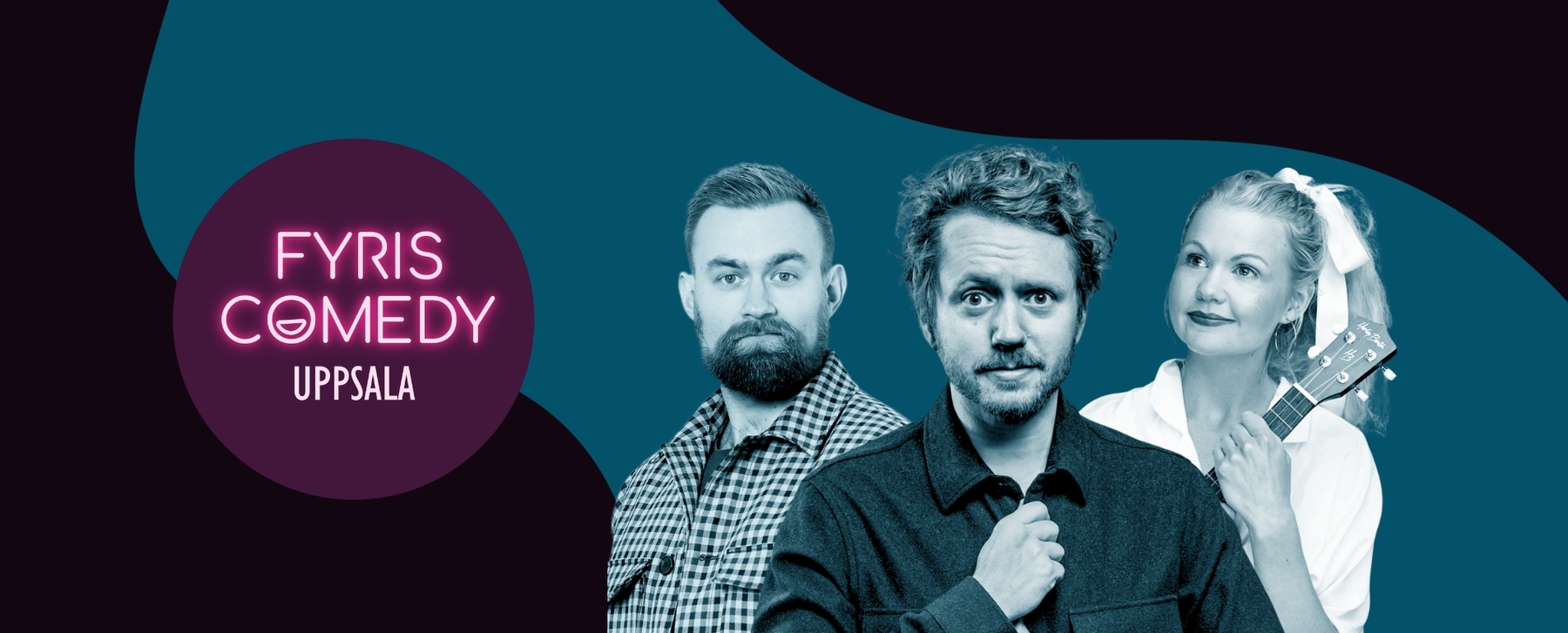 Fyris Comedy - Stand up med Isak Jansson, Elvira Gullberg och Thomas Eriksson på Regina • Heja ...